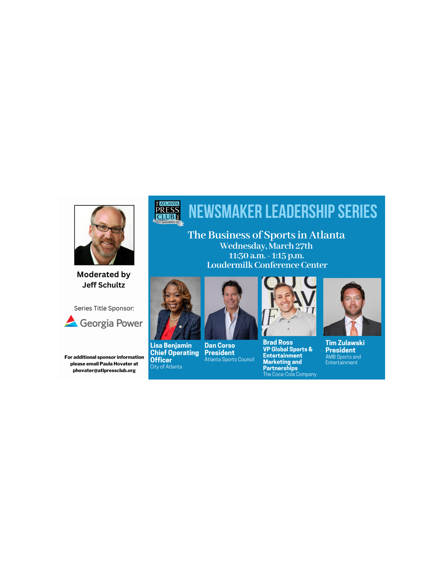 2024 Newsmaker Leadership Series - The Business of Sports in Atlanta ...